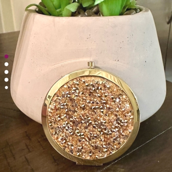Accessories | New Glam Glitter Compact Mirror | Poshmark